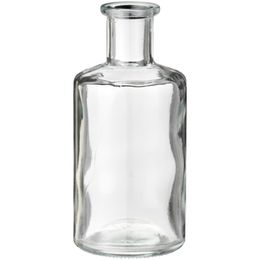 IB Laursen Vase Anna kantig aus Klarglas mit schmalem Hals 13 cm, &Oslash;: 6 cm skandinavische Deko Online Shop