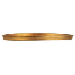 IB Laursen Kerzentablett mit Kante Gloria aus Messing H&ouml;he 1.2, &Oslash; 19 cm skandinavische Deko Online Shop