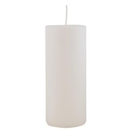 IB Laursen Stumpenkerze H&ouml;he 15,00 cm, &Oslash; 6,00 cm, wei&szlig; skandinavische Deko Online Shop