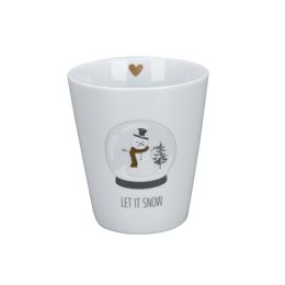 Krasilnikoff Happy Mug Becher Let it snow 330 ml skandinavische Deko Online Shop