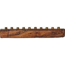 IB Laursen Kerzenhalter f&uuml;r 10 Stabkerzen 2,2 cm UNIKA 68 x 5.5 x 11.5 cm skandinavische Deko Online Shop
