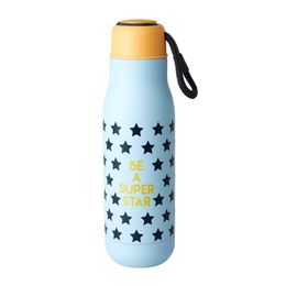 Rice Thermosflasche Be A Superstar &Oslash;7 x H25cm, blau skandinavische Deko Online Shop