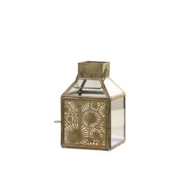 Chic Antique Laterne mit aufwendigem Muster H17 x L10 x B10 cm skandinavische Deko Online Shop