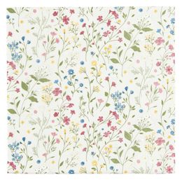IB Laursen Serviette Bl&uuml;tenmuster 50 Stck 40 cm, Bunt skandinavische Deko Online Shop