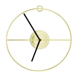 Bloomingville Wanduhr Selin &Oslash;30cm, gold skandinavische Deko Online Shop