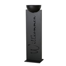 Boltze Dekos&auml;ule Luciano Willkommen 38 x 30 x 133 cm skandinavische Deko Online Shop