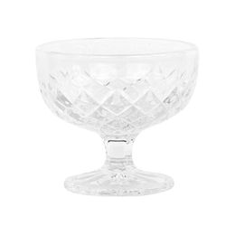 Chic Antique Lorient Schale mit Diamantenschliff H9,5/&Oslash;10,5 cm, klar skandinavische Deko Online Shop