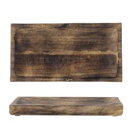 Bloomingville Camina Tablett aus Mangoholz 38 x 20 x 4 cm skandinavische Deko Online Shop