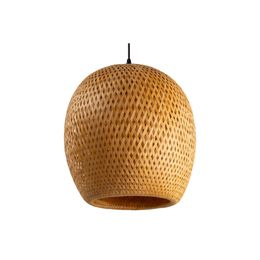 Invicta Interior Pendelleuchte Organic Living 1 Bambus &Oslash; 35 cm, H&ouml;he 36 cm skandinavische Deko Online Shop