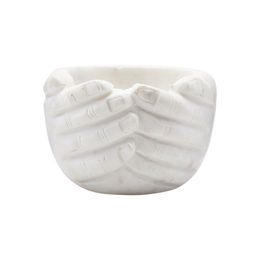 house doctor Sch&uuml;ssel Hands, Off-White H&ouml;he 10 cm, &empty; 15 cm skandinavische Deko Online Shop