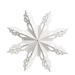 Chic Antique Wanddekor Schneeflocke D53/B6 cm, antique wei&szlig; skandinavische Deko Online Shop
