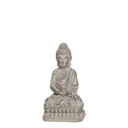 Chic Antique Buddha auf Podest 21x12,5x9 cm skandinavische Deko Online Shop