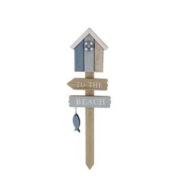 Chic Antique Schild To the Beach H40/L12/B2,5 cm ocean skandinavische Deko Online Shop