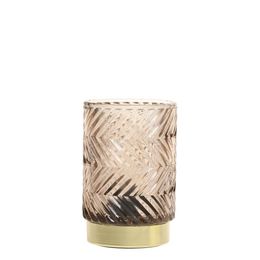 Chic Antique Lampe LED mit Muster mokka skandinavische Deko Online Shop
