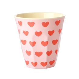 Rice Melamin Becher Medium Sweet Hearts 9 cm skandinavische Deko Online Shop