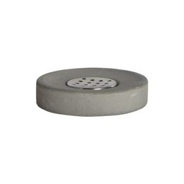 house doctor Seifeschale Cement &empty; 11 cm, H&ouml;he 2,5 cm skandinavische Deko Online Shop