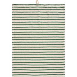 IB Laursen Geschirrtuch mit Querstreifen 70 x 50 cm, gr&uuml;n skandinavische Deko Online Shop