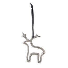 Bloomingville Ornament Elch Rooni aus Aluminium L8 x B11 x H0,5 cm skandinavische Deko Online Shop