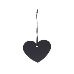 Chic Antique Herz Anh&auml;nger L7/B6 cm, schwarz skandinavische Deko Online Shop