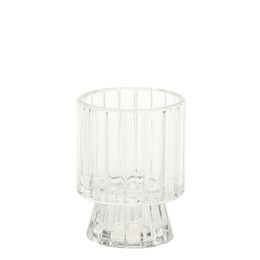 Chic Antique Kerzenst&auml;nder f&uuml;r Teelichter und Stabkerzen durchsichtig skandinavische Deko Online Shop
