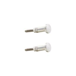 house doctor Griff Knop rund 2er Set L&auml;nge 4,5 cm, &empty; 1,5 cm, silber skandinavische Deko Online Shop