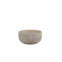 Chic Antique Laon Sch&auml;lchen aus Mangoholz hell H4/D8 cm, natur skandinavische Deko Online Shop
