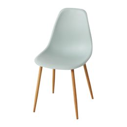 Boltze Stuhl Tux 84 cm, Gr&uuml;n, Natur skandinavische Deko Online Shop