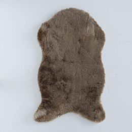 Boltze Dekofell Skoldi 90 x 60 cm, braun skandinavische Deko Online Shop