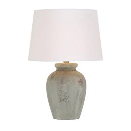 Boltze Tischleuchte Luton &ndash; Skandinavische Gem&uuml;tlichkeit f&uuml;r Dein Zuhause H45/&Oslash;30 cm, weiss skandinavische Deko Online Shop