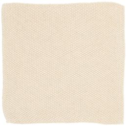 IB Laursen Sp&uuml;llappen Mynte gestrickt 25 x 25 cm, natur skandinavische Deko Online Shop