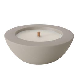 Boltze Outdoor Kerzentopf Bonko &Oslash; 19 cm, H&ouml;he 6,5 cm, grau skandinavische Deko Online Shop