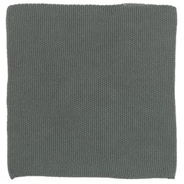 IB Laursen Sp&uuml;llappen Mynte gestrickt 25 x 25 cm, Moosgr&uuml;n skandinavische Deko Online Shop