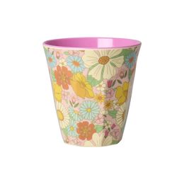 Rice Medium Melamin Becher Flower Power 250 ml &Oslash; 9 cm, H&ouml;he 9 cm skandinavische Deko Online Shop