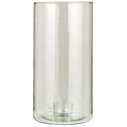 IB Laursen Kerzenhalter Glas f&uuml;r Stabkerzen H: 25, &Oslash; 13 cm, &Oslash; 2,2 cm Einsatz skandinavische Deko Online Shop