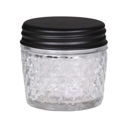 Chic Antique Aufbewahrungsglas mit Muster H9/&Oslash;8 cm, klar skandinavische Deko Online Shop