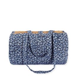 GreenGate Strandmatte Dahla blau Weide mit Baumwolle 180 x 90 cm skandinavische Deko Online Shop