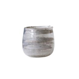 Bloomingville Kerzenglas Enaya &Oslash;7.5 x H6cm, grau skandinavische Deko Online Shop