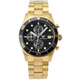 Emporio Armani AR5857 Herren Gold Chronograph Uhr
