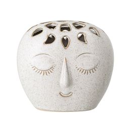 Bloomingville Vase Elissa 15,5 x 10 x 14,5 cm, beige skandinavische Deko Online Shop
