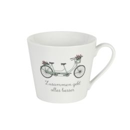Krasilnikoff Happy Cup, Zusammen geht alles sch&ouml;ner &Oslash; 10, H&ouml;he 9 cm skandinavische Deko Online Shop