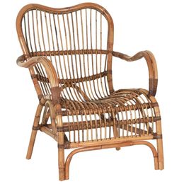 IB Laursen Stuhl Sessel Rattan 77 x 64 x 84 cm, Rattan skandinavische Deko Online Shop