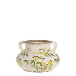 Chic Antique Limone bauchiger Blumentopf H&ouml;he 13, &empty; 20 cm skandinavische Deko Online Shop