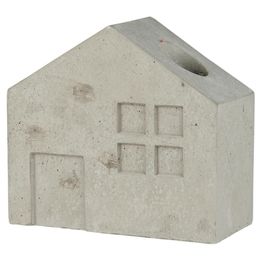 IB Laursen Haus f&uuml;r Stabkerze aus Beton 12 x 5.7 x 11 cm skandinavische Deko Online Shop