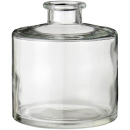 IB Laursen Vase Anna kantig aus Klarglas mit schmalem Hals 10 cm, &Oslash;: 9 cm skandinavische Deko Online Shop