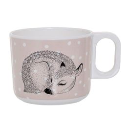 Bloomingville Tasse Nelly aus Melamin 230 ml, &Oslash; 8 cm, H&ouml;he 6,5 cm, rosa skandinavische Deko Online Shop