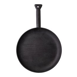 Bloomingville Servierplatte Acacia L37.5 x B25.5 x H2.54cm, schwarz skandinavische Deko Online Shop
