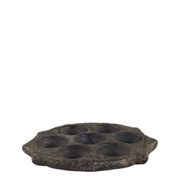 Chic Antique Grimaud Teelichthalter H2,5/&Oslash; 25 cm schwarz skandinavische Deko Online Shop