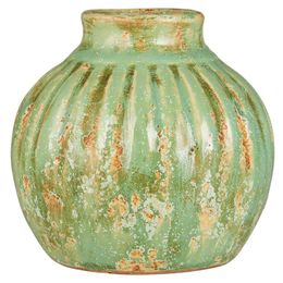 IB Laursen Vase Marina Antik-Look H&ouml;he 13, &Oslash; 12.5 cm, Gr&uuml;n skandinavische Deko Online Shop
