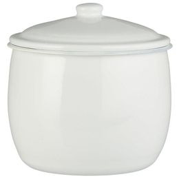 IB Laursen Beh&auml;lter mit Deckel Emaille H: 17, &Oslash; 18 cm skandinavische Deko Online Shop