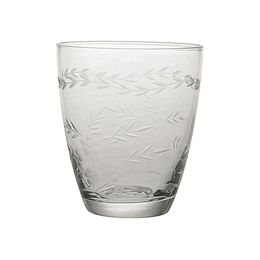 GreenGate Wasserglas klar mit Schliff &Oslash; 9 cm, H&ouml;he 11 cm skandinavische Deko Online Shop